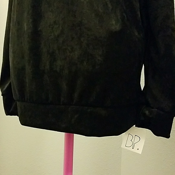 bp | Tops | Bp Black Velvet Top | Poshmark